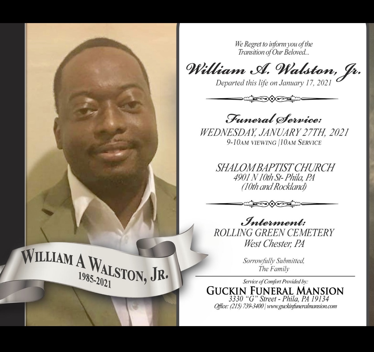 William A. Walston Jr.